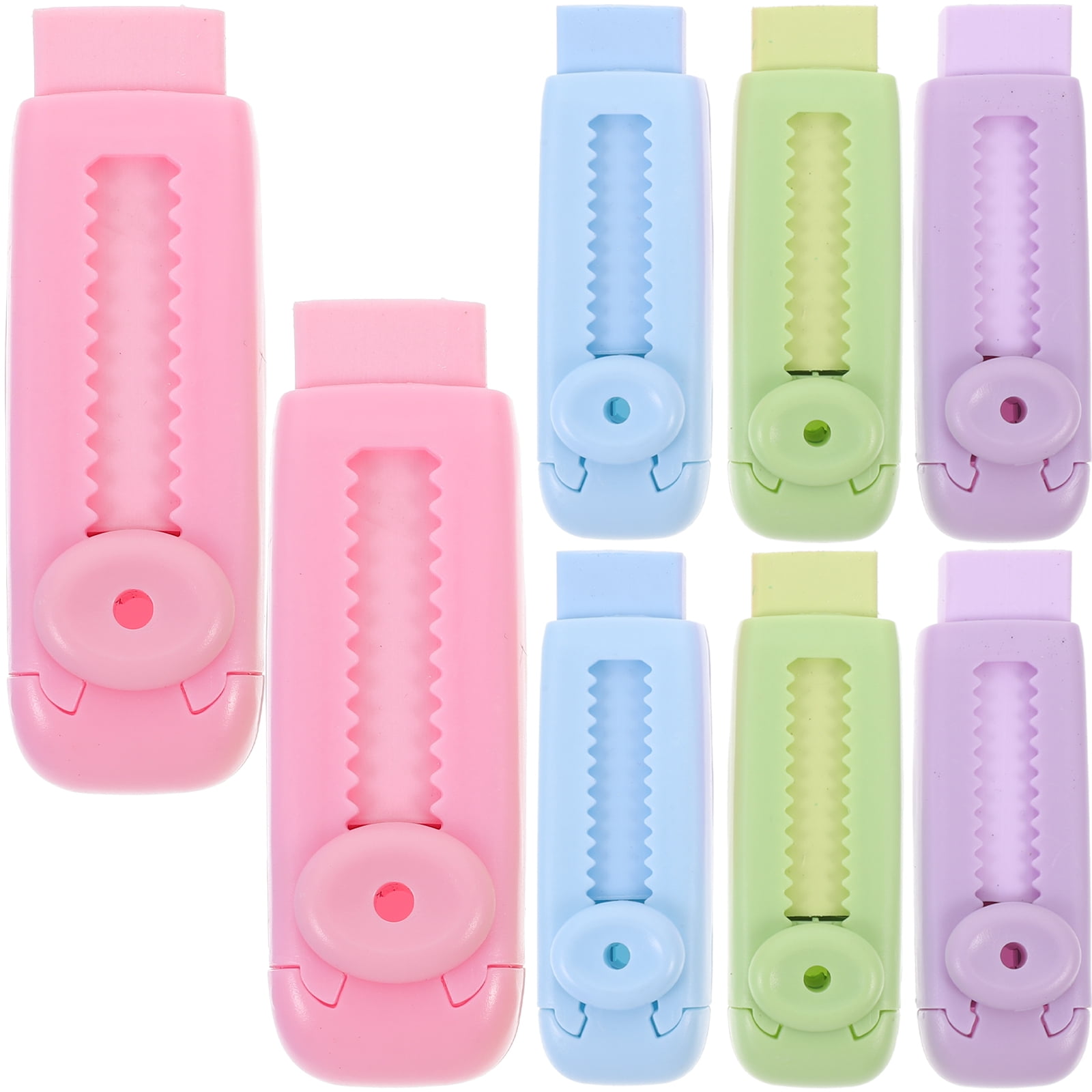 GOOHOCHY Retractable erasers for Home Use Assorted Color ABS Material ...