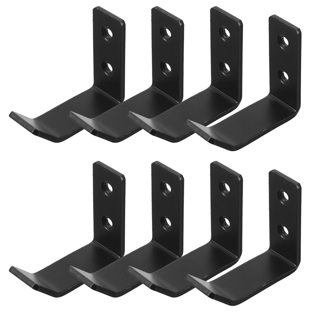 FUEENIRVA 8Pcs Wall Mount Jack Stand Hooks Sturdy Stainless Steel ...