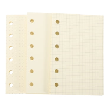 Colaxi 6 Loose Leaf Paper, A6 Binder Planner Insert, A6 Refill Paper ...