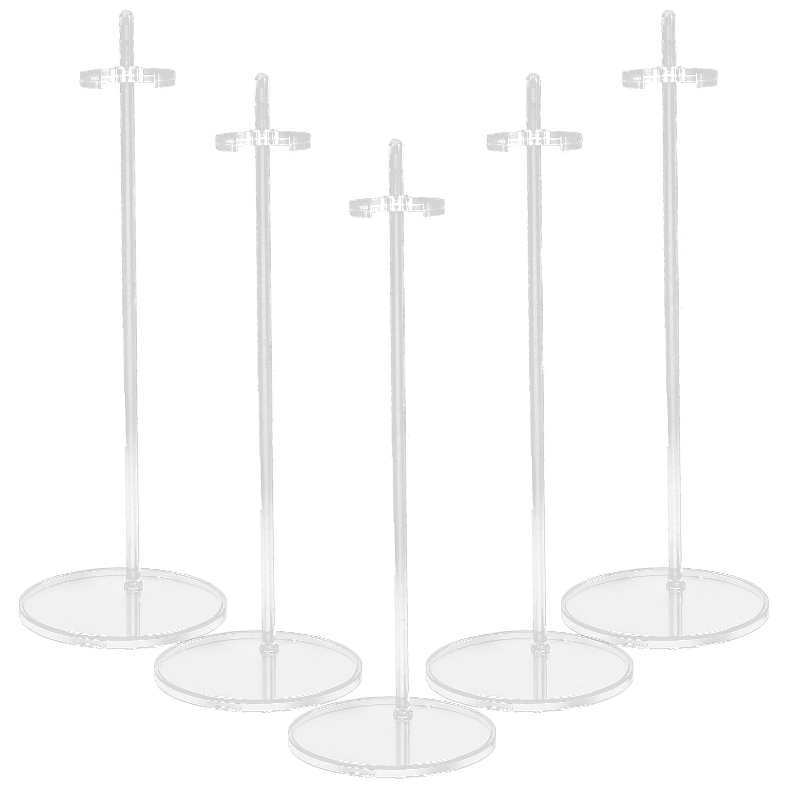 REACHISE Adjustable Doll Stand 5 Pcs Display Holder for Action Figures ...