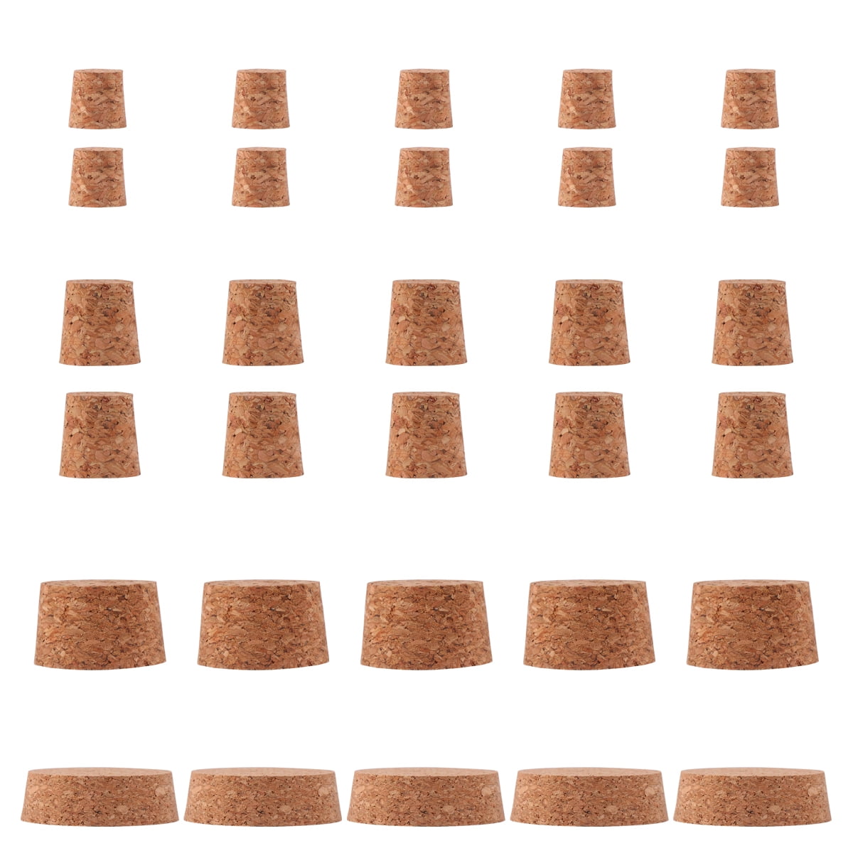 REACHISE Cork Bottle Stoppers Wood Plugs Assorted Sizes - Walmart.com