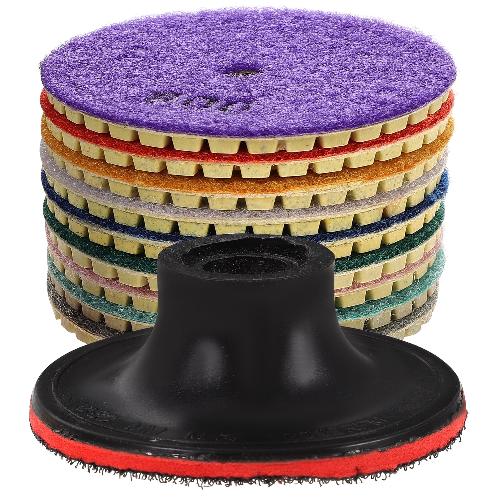 REACHISE Drill Buffing Pads Resin Kit Tools Set for Polishing Concrete ...