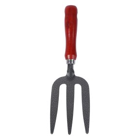 Garden Guru Hand Rake Claws, Soil Tiller with 5 Steel Tines and Wooden ...