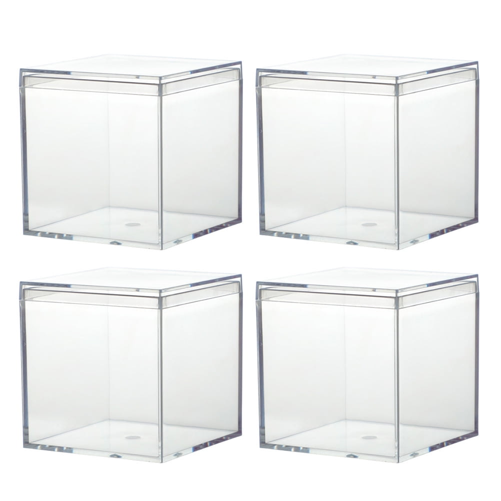 REACHISE Hemoton Clear Cube Candy Box for Wedding and Shower - Walmart.com