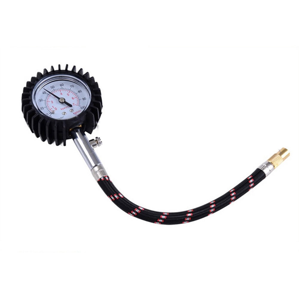 REACHISE High Accuracy Auto Tire Gauge Car Pressure Meter Tester (Black ...