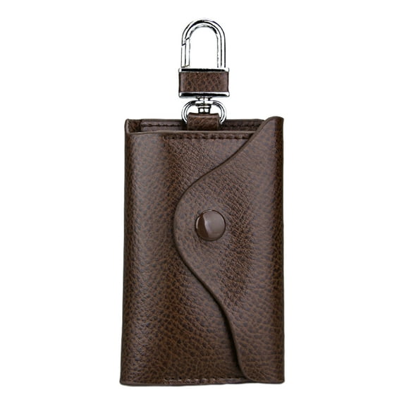 REACHISE Leather Car Key Pouch Storage Bag Hanging Waist Key Case ...