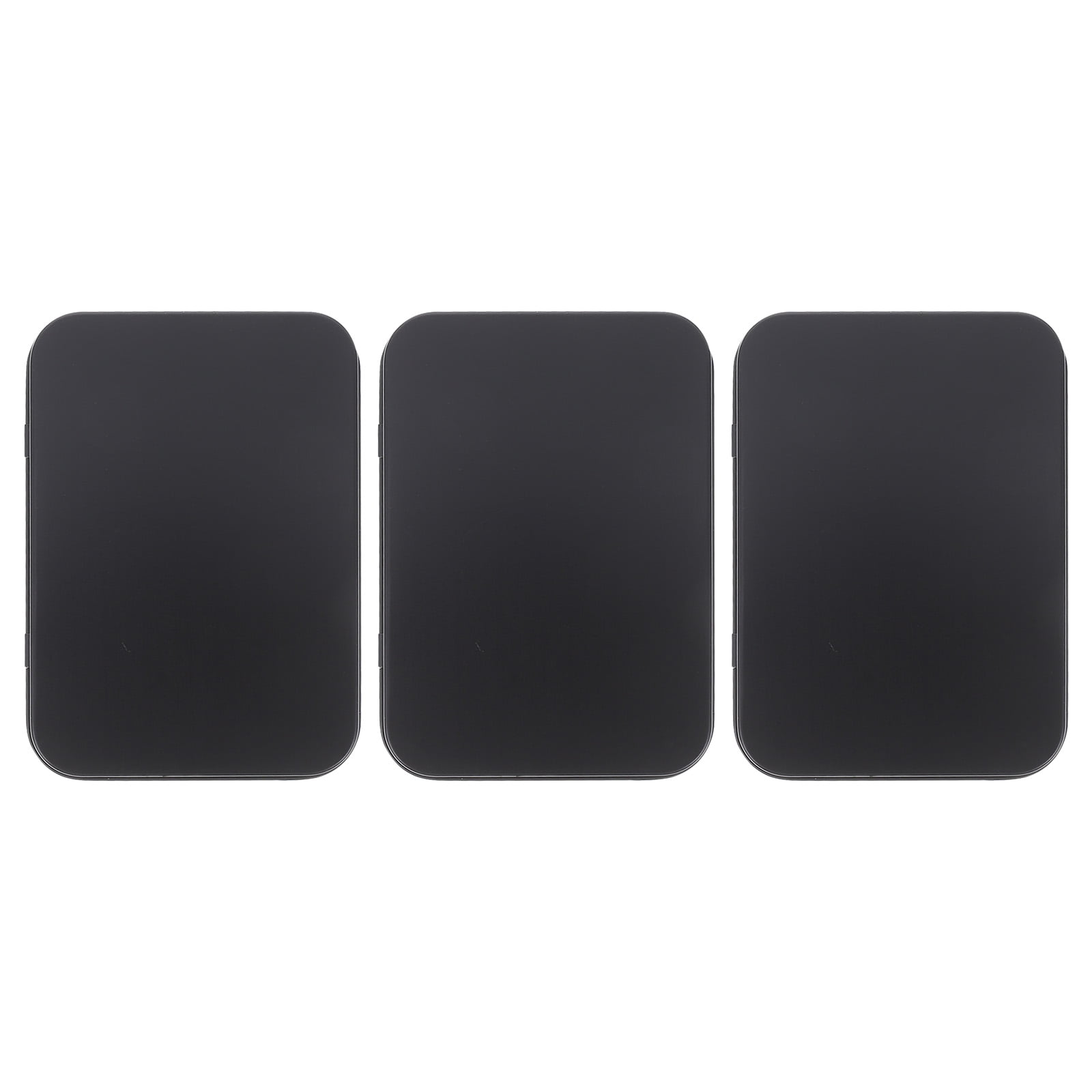 REACHISE Metal Hinged Tin Boxes (Set of 3) for Storage & Organization ...
