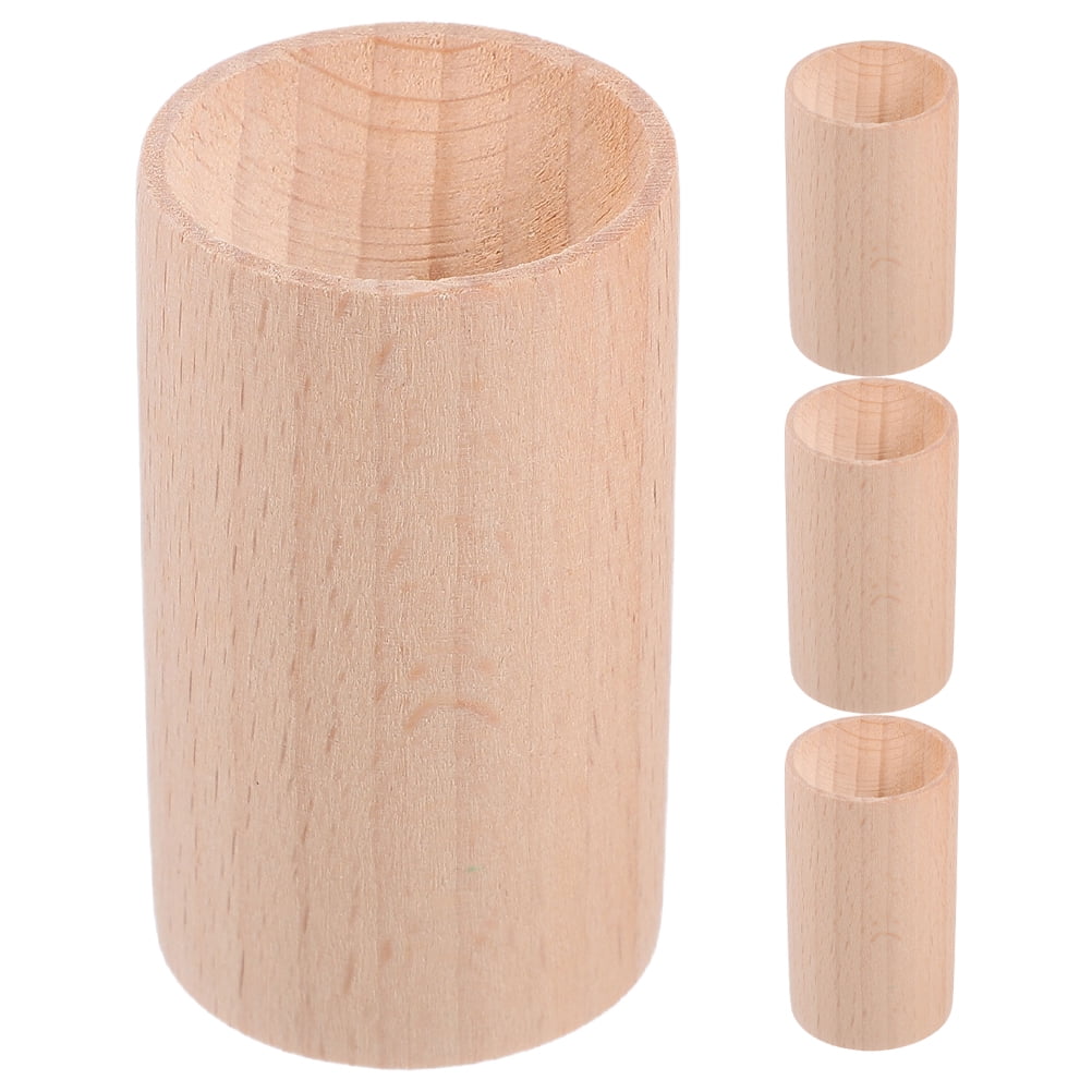 REACHISE Mini Cylinder Pedestal Stands 4pcs Round Cylinder Pedestal ...