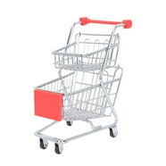 2-in-1 Red Shopping Cart - Kids Pretend Play, Converting Shopping Cart ...