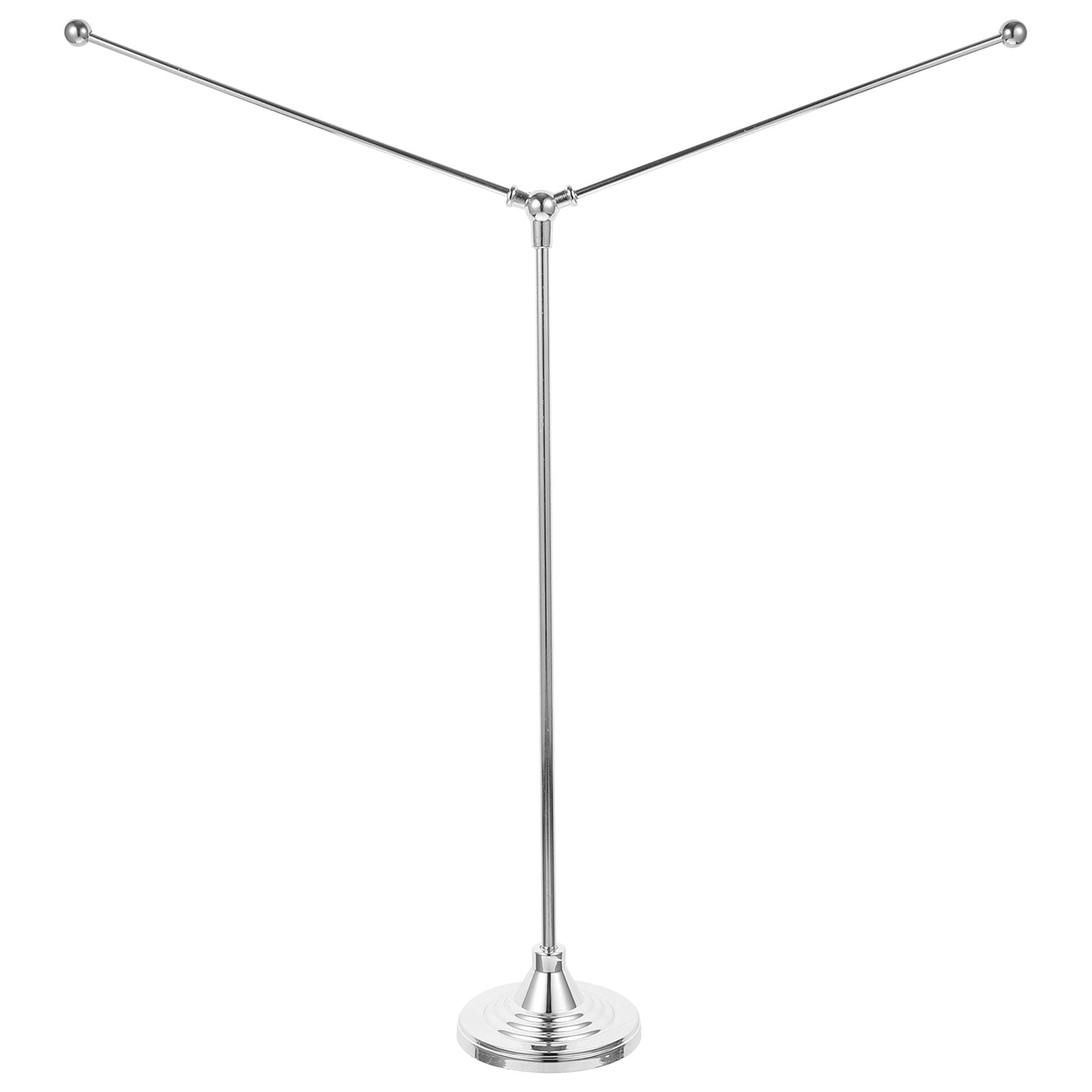 REACHISE Nail-free Mini Flag Holder Telescopic Pole Silver Table Flag ...