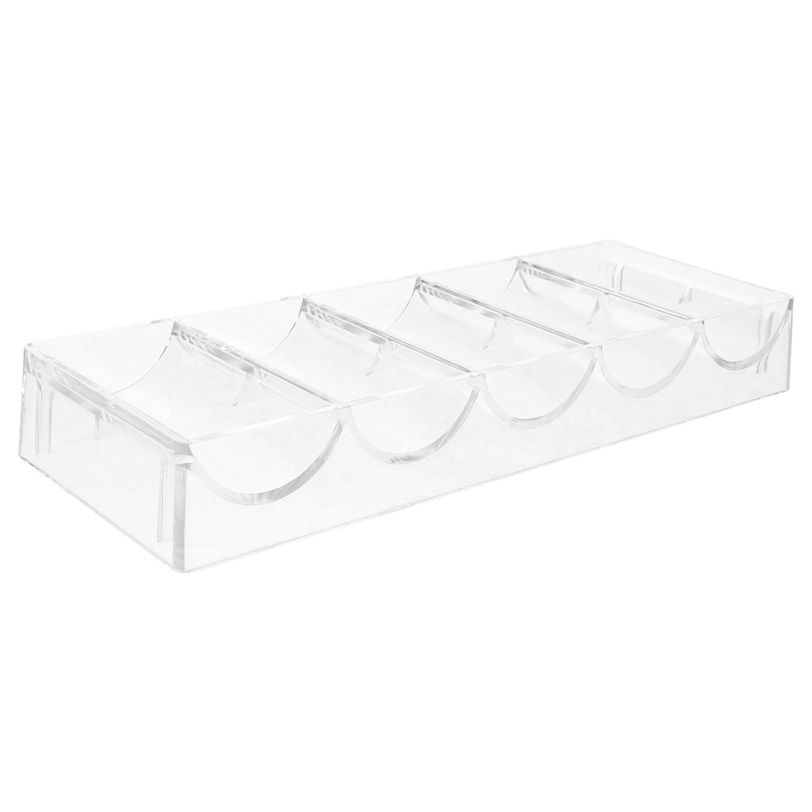 REACHISE Portable Poker Chip Box Clear Poker Chip Tray Wear-resistant ...