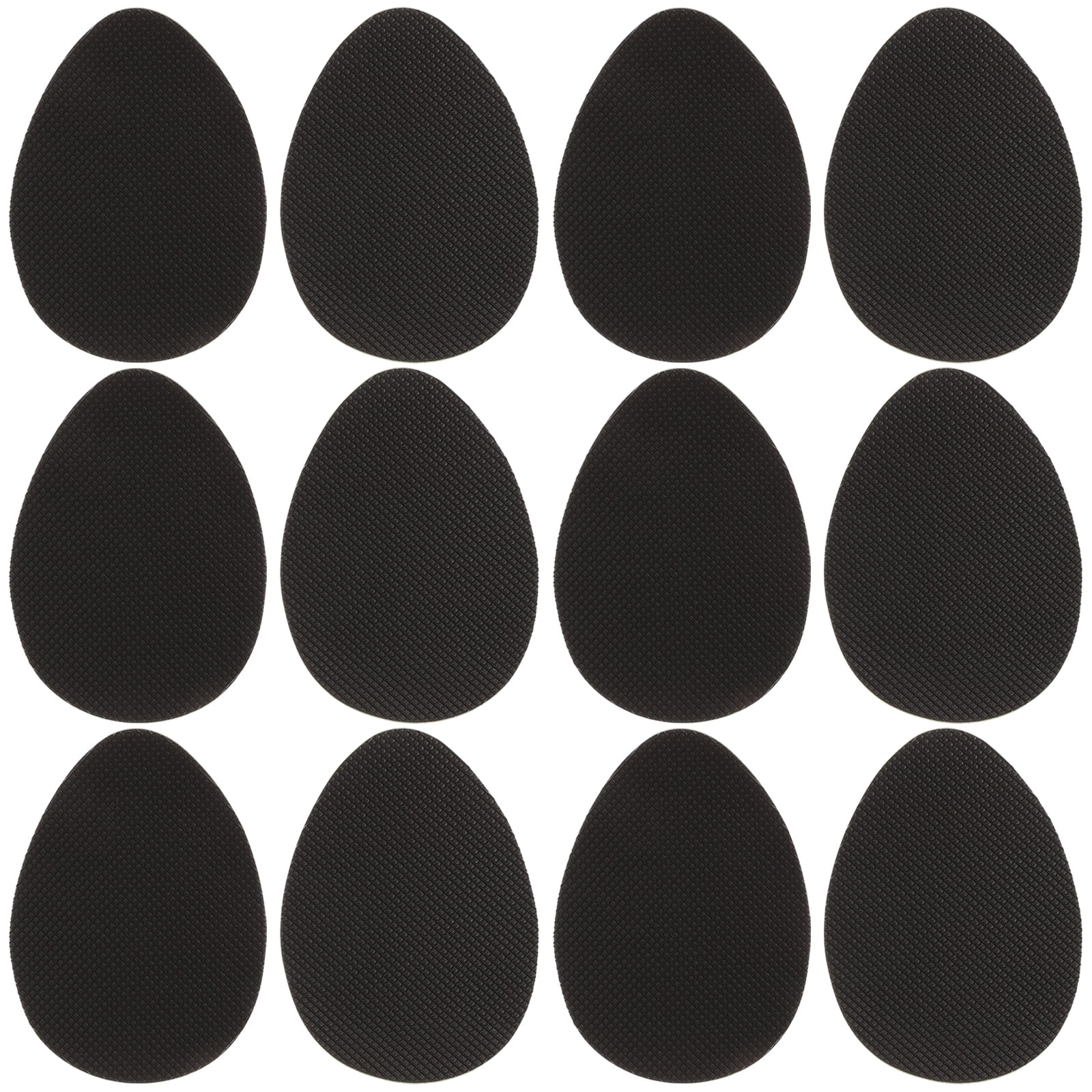 REACHISE Shoe Heel Protectors 6 Pairs Self-Adhesive Black Rubber High ...