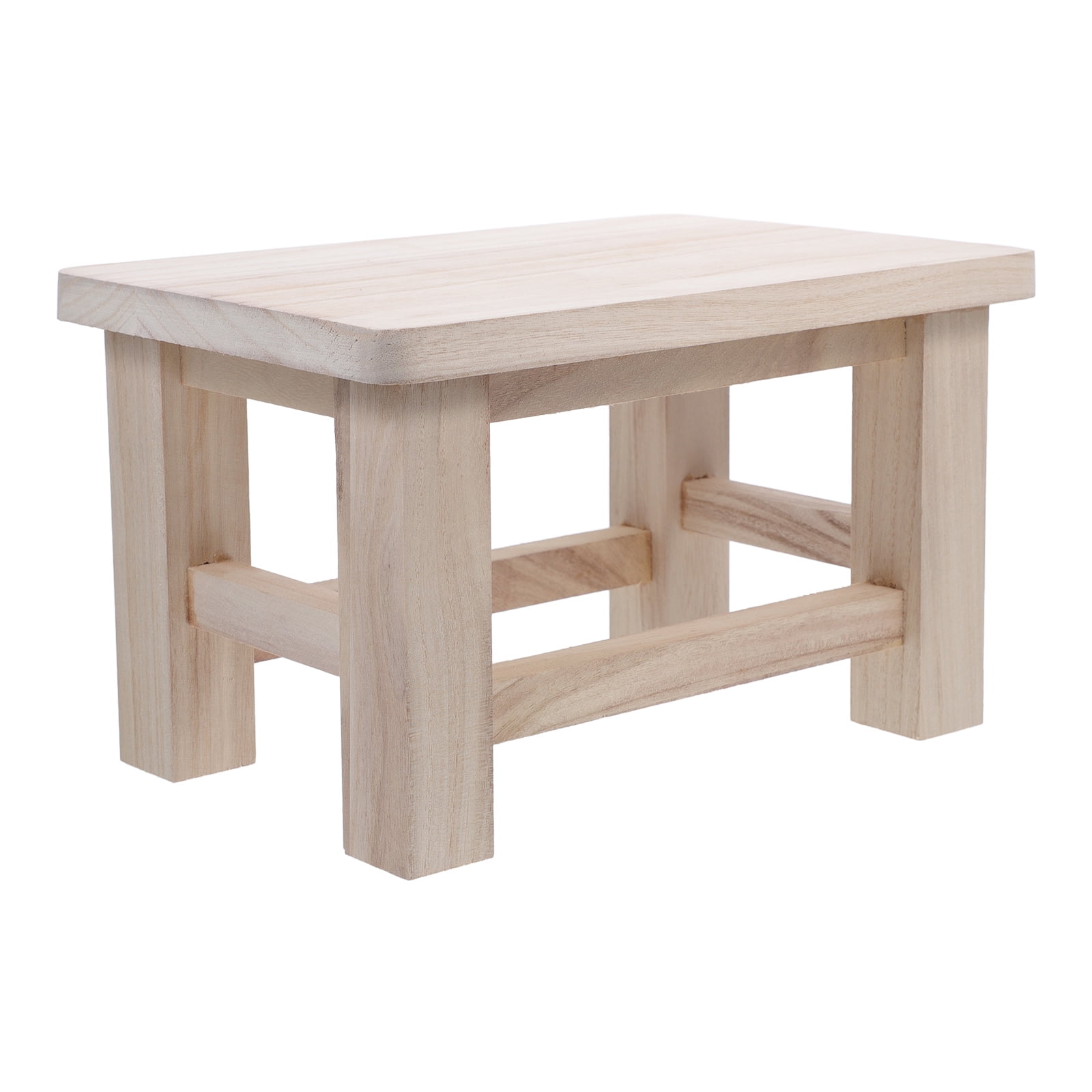REACHISE Solid Wooden Small Stool Convenient Small Stool Foot Stool ...