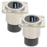 REACHISE USB Bulkhead Connector USB 3.0 Panel Mount Coupler USB Flush ...