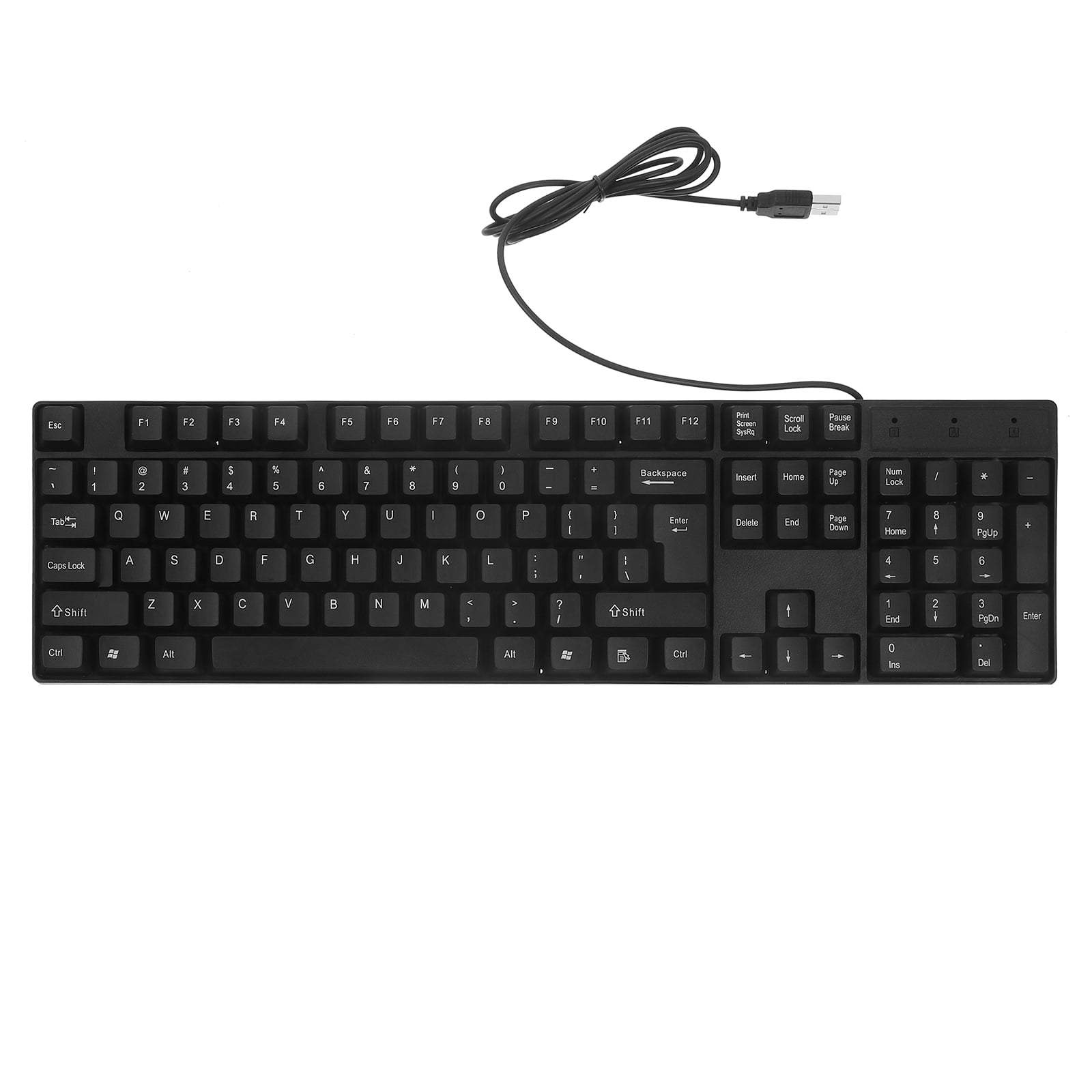REACHISE USB Wired Keyboard Full Size Keyboard English Wired Compact ...