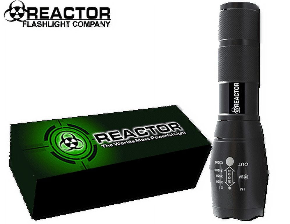 REACTOR EXTREME Flashlight 300 times Brighter Tactical Blind Your ...