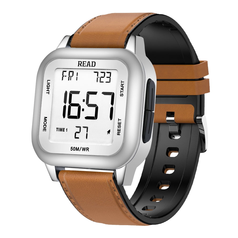 READ Men's Digital Watch, Men's Watch, Sports Watch Strap, Fashion Waterproof Sports Outdoor LCD ...