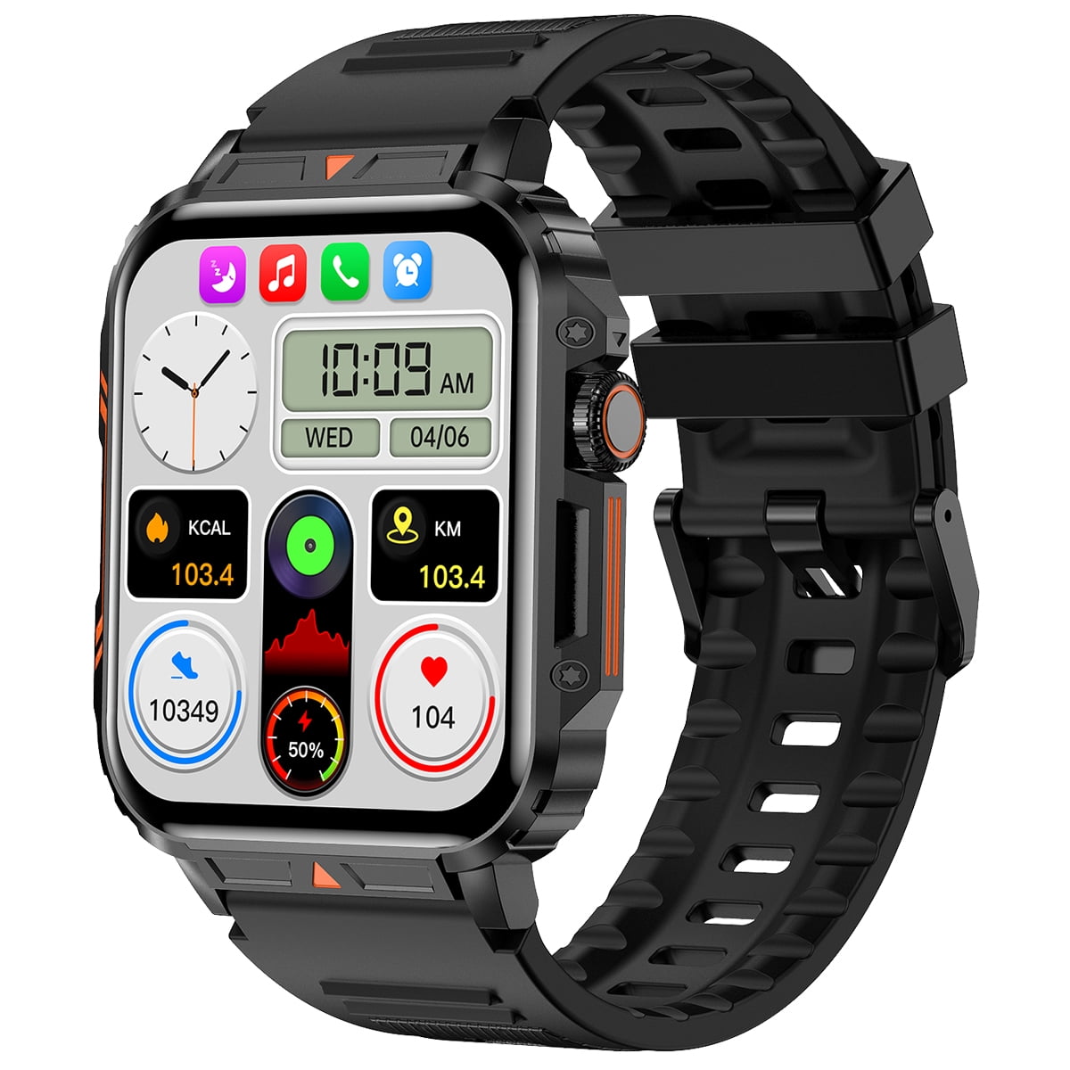READ SmartWatch, 1.95-inch Touchscreen Fitness Watch, Fitness Tracker ...