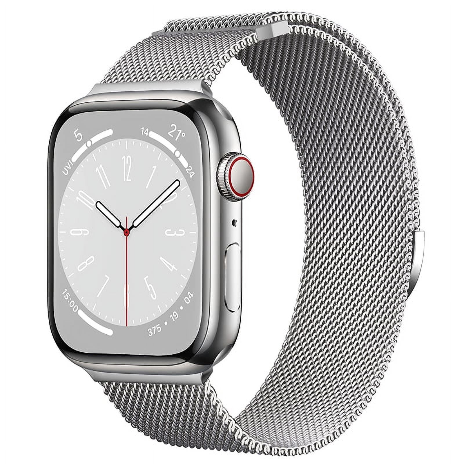 READ Stainless Steel Ring Compatible with Apple Watch Band 38mm 40mm ...