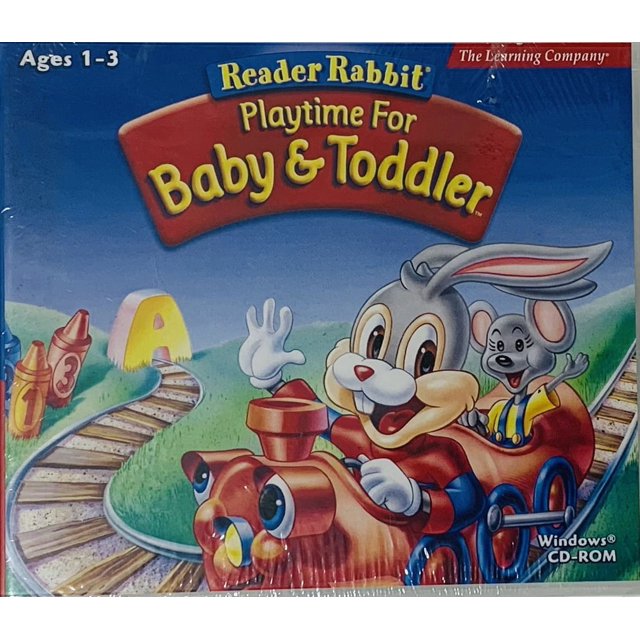 READER RABBIT PLAYTIME FOR BABY & TODDLER for Ages 1-3 CD-ROM - Walmart.com