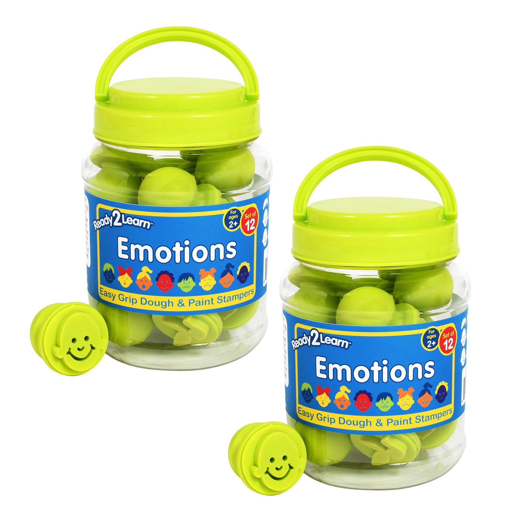 READY 2 LEARN Easy Grip Stampers - Emotions - 12 Per Set - 2 Sets ...
