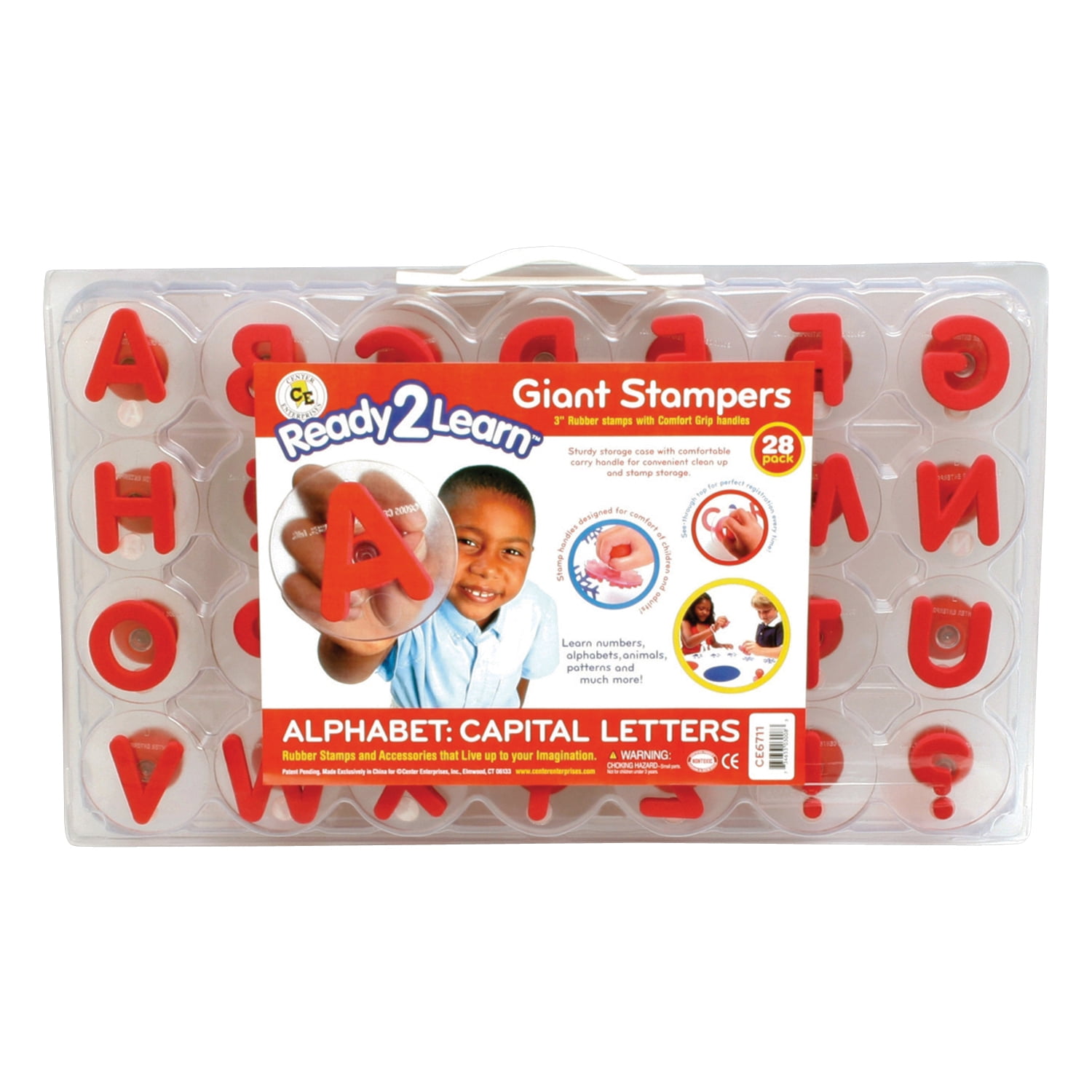 READY 2 LEARN Giant Stampers - Uppercase Letters - Set of 28 - Walmart.com
