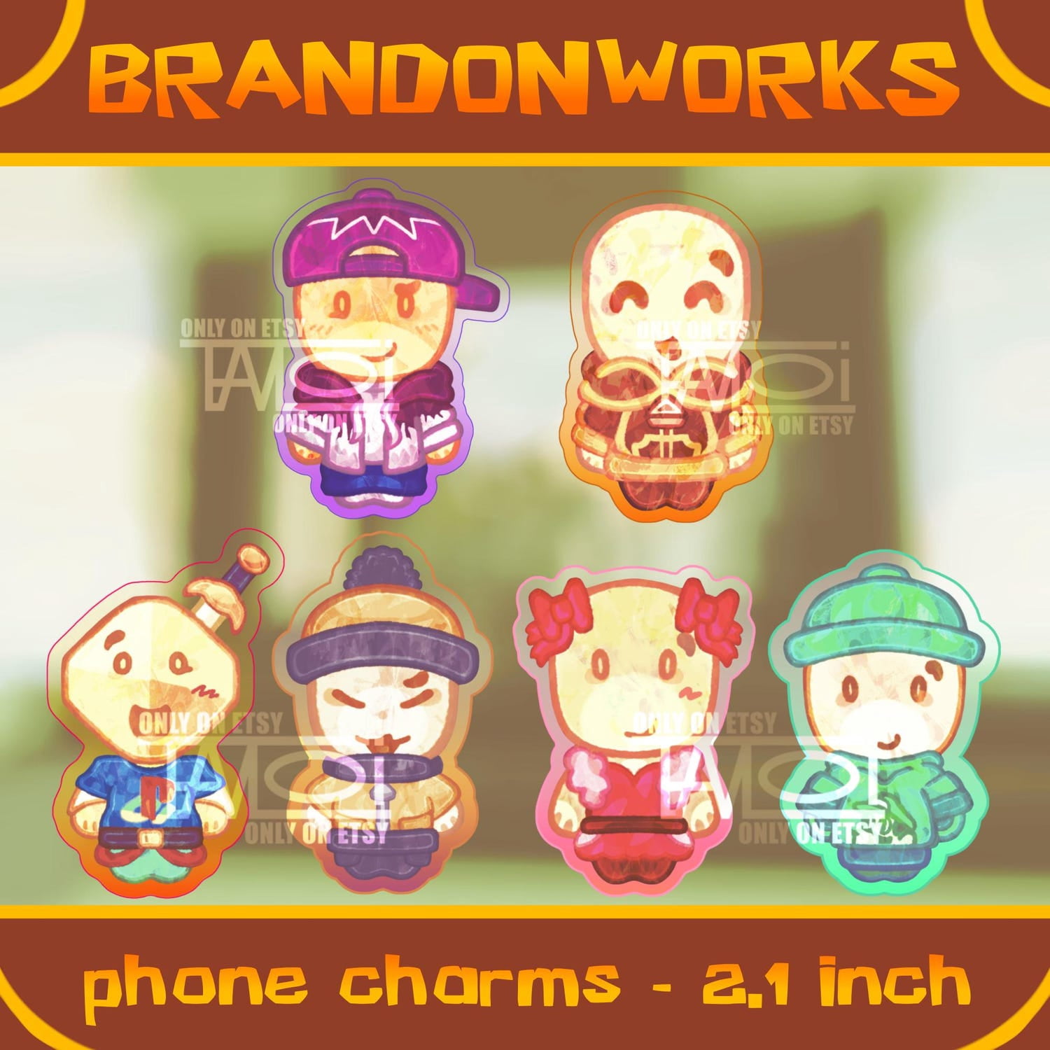 READY TO SHIP | Roblox Arg - Brandon Works | epoxy phone charms (1 ...