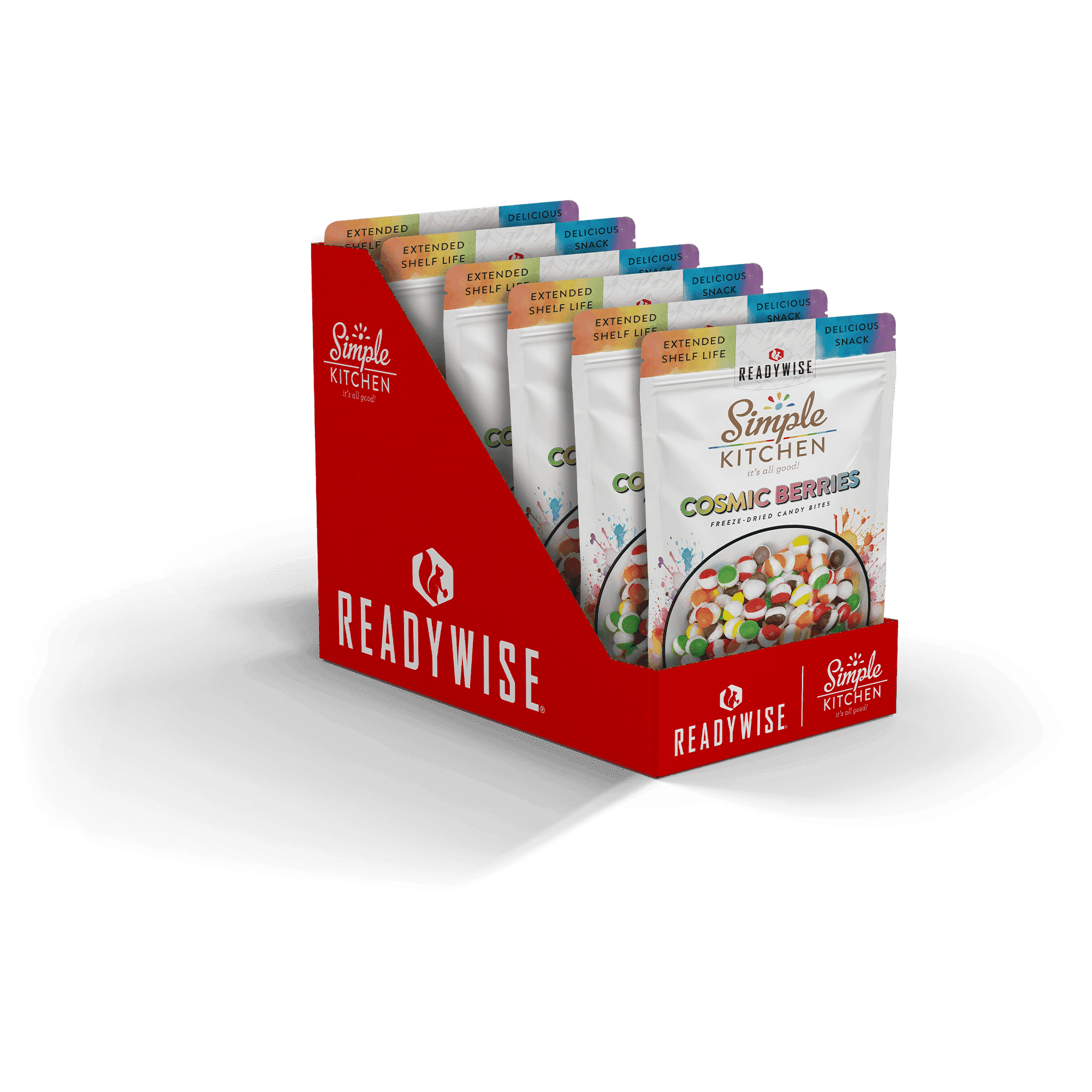 READYWISE Freeze Dried Cosmic Berries Candy Bites, 6 Pack - Walmart.com