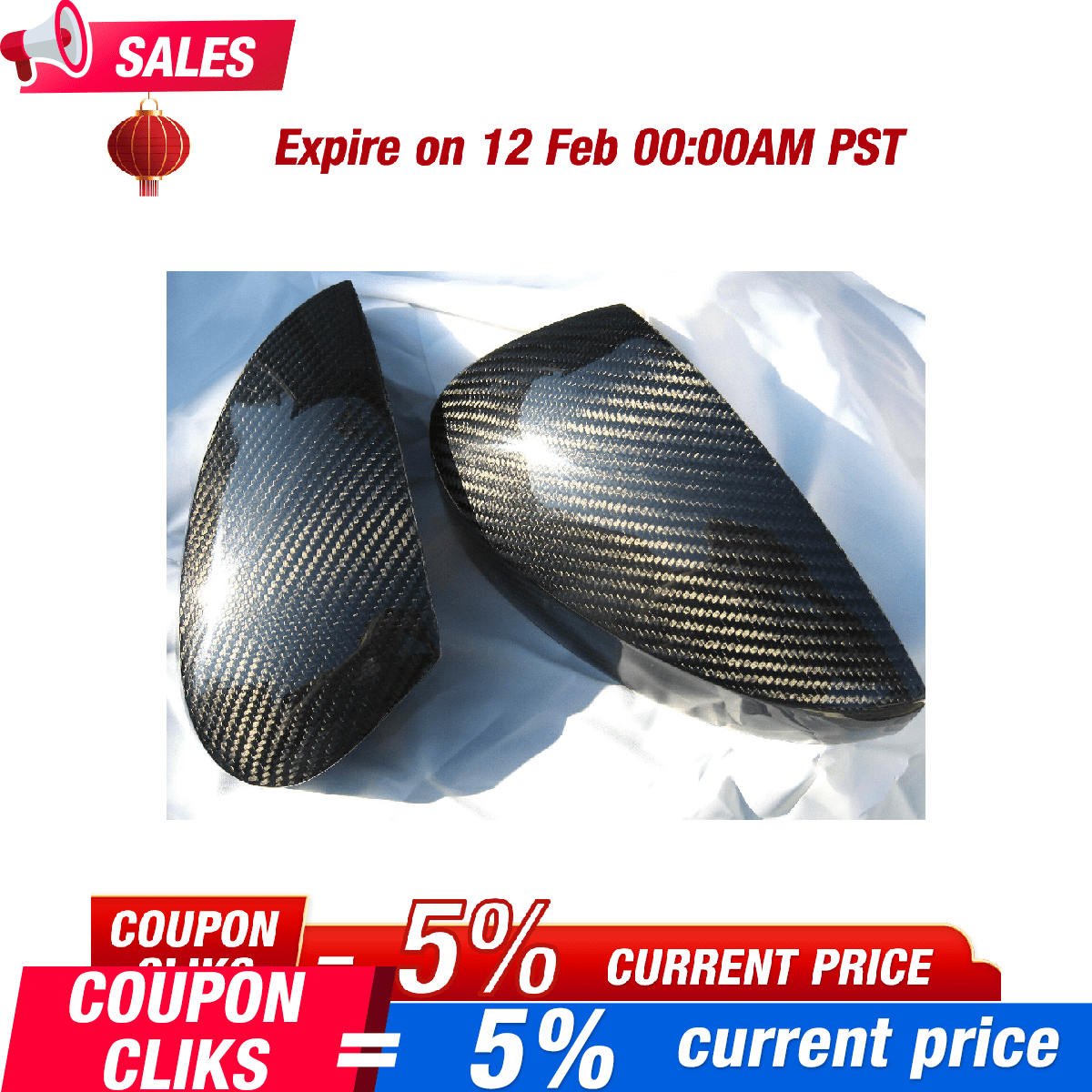 REAL CARBON FIBER SIDE MIRROR COVERS CAP ADD ON FOR 2003-2007 NISSAN ...