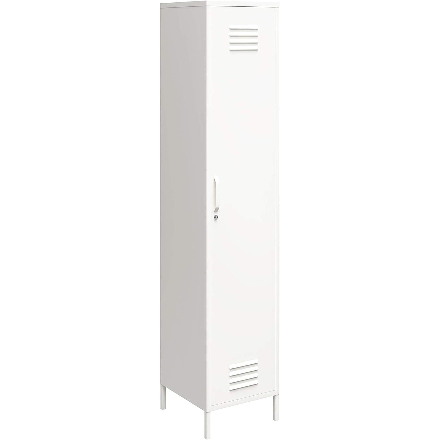 REALROOMS Shadwick 1 Door Tall Single Metal Locker Style Storage ...