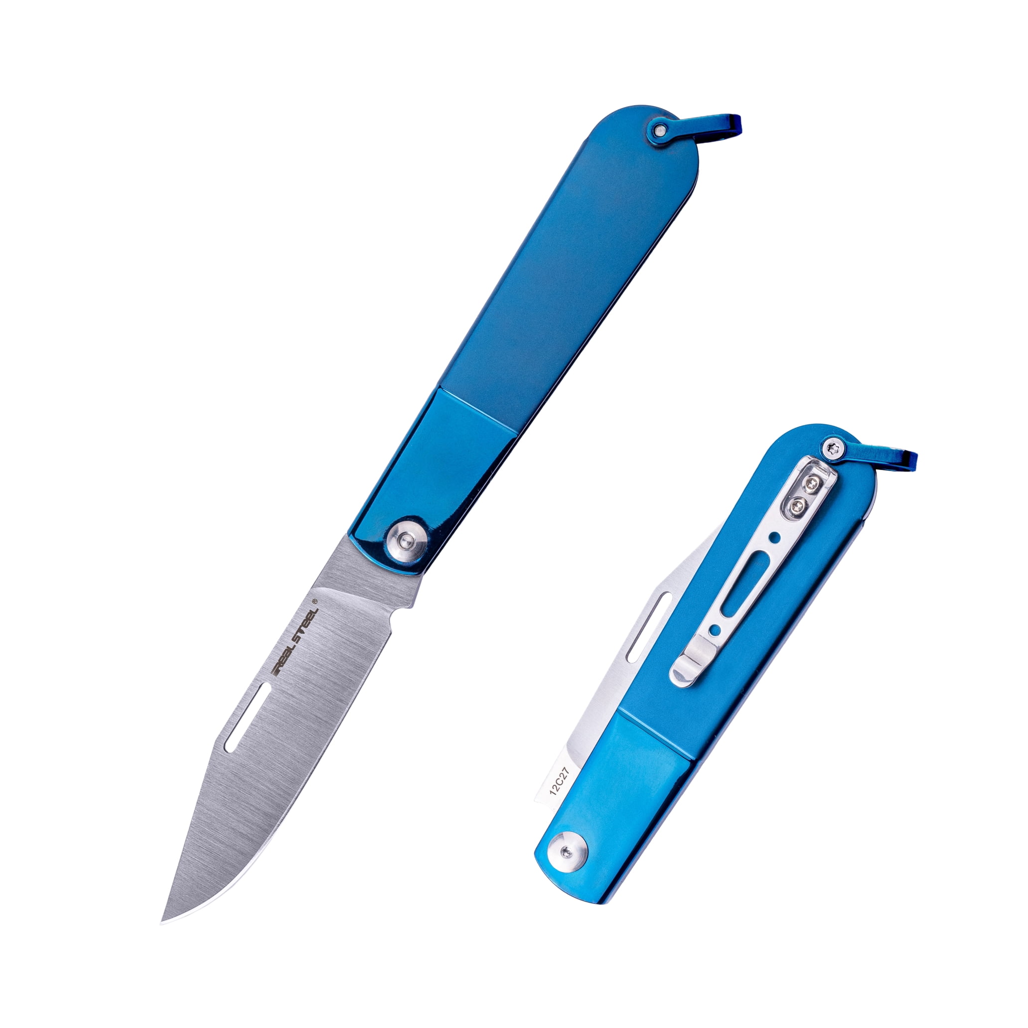 REALSTEEL Real Barlow RB-3 Folding Knife,Pocket Knives,Color Layering ...