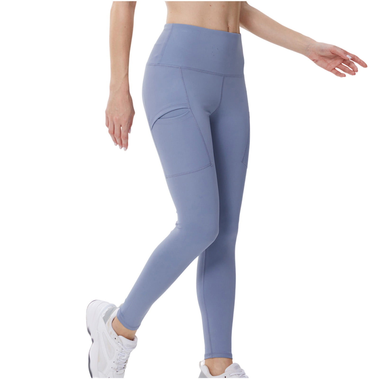 REALiKUN High Waisted Leggings for Women Stretchy Athletic Workout Full ...
