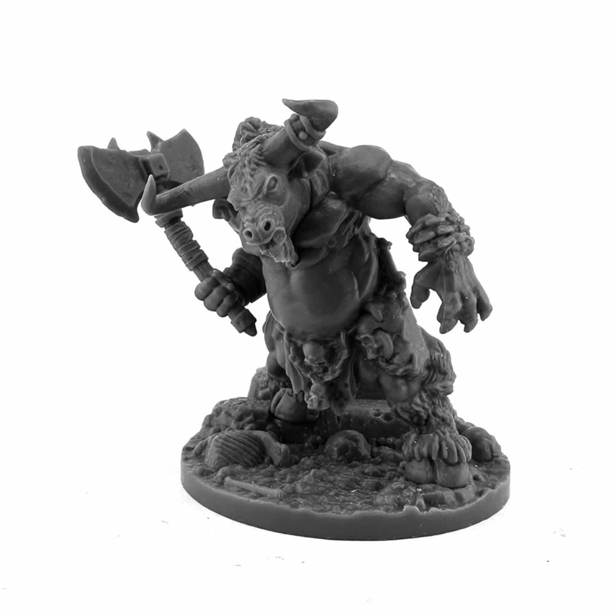 REAPER Minotaur Miniature 25mm Heroic Scale Figure Bones Black ...