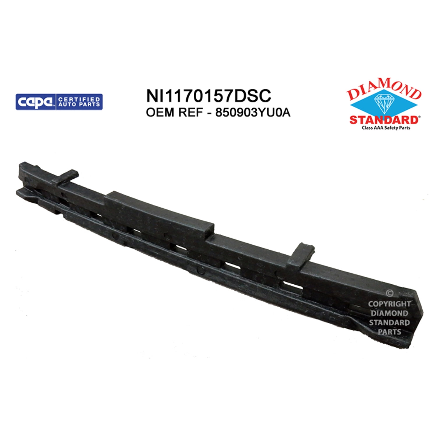 REAR BUMPER IMPACT ABSORBER; MADE OF EPP FOAM - Walmart.com
