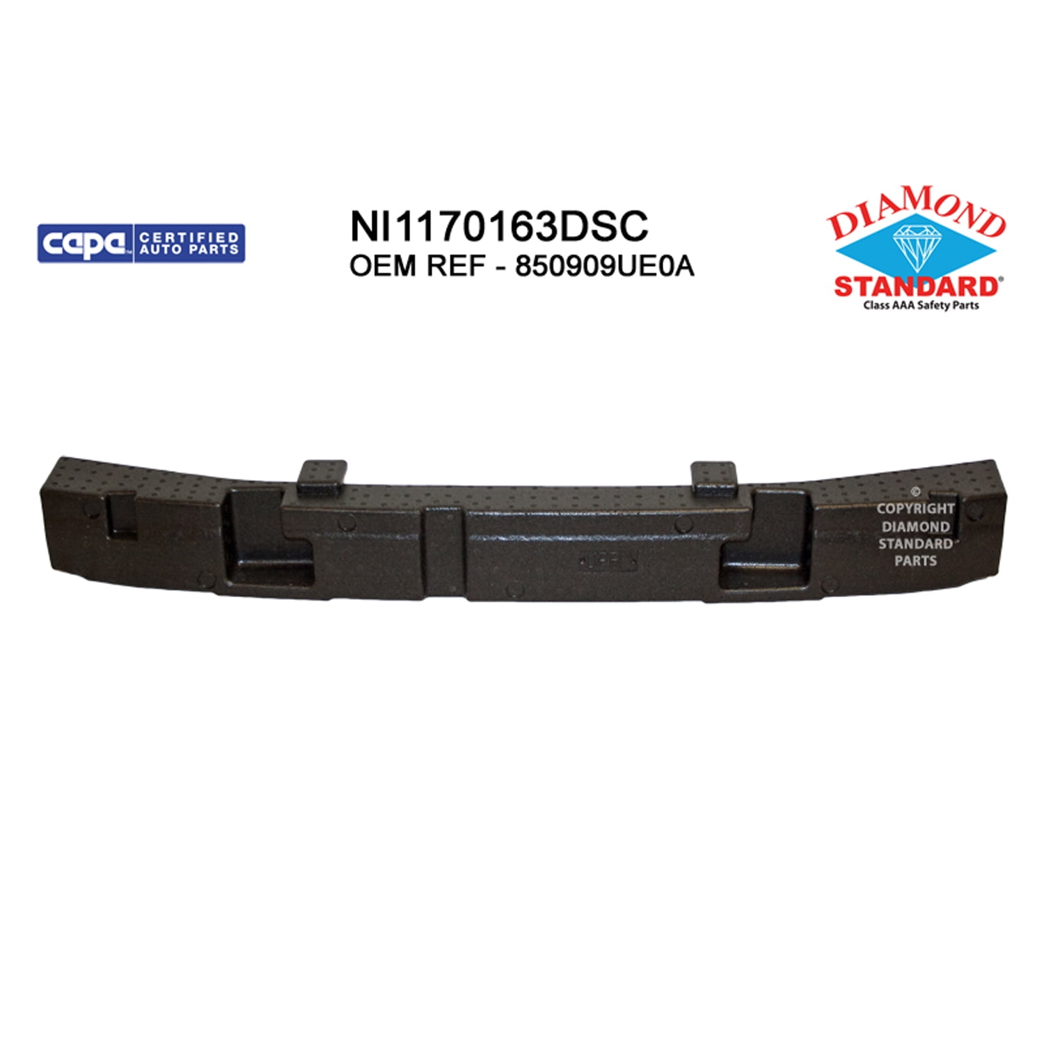 REAR BUMPER IMPACT ABSORBER; MADE OF EPP FOAM - Walmart.com