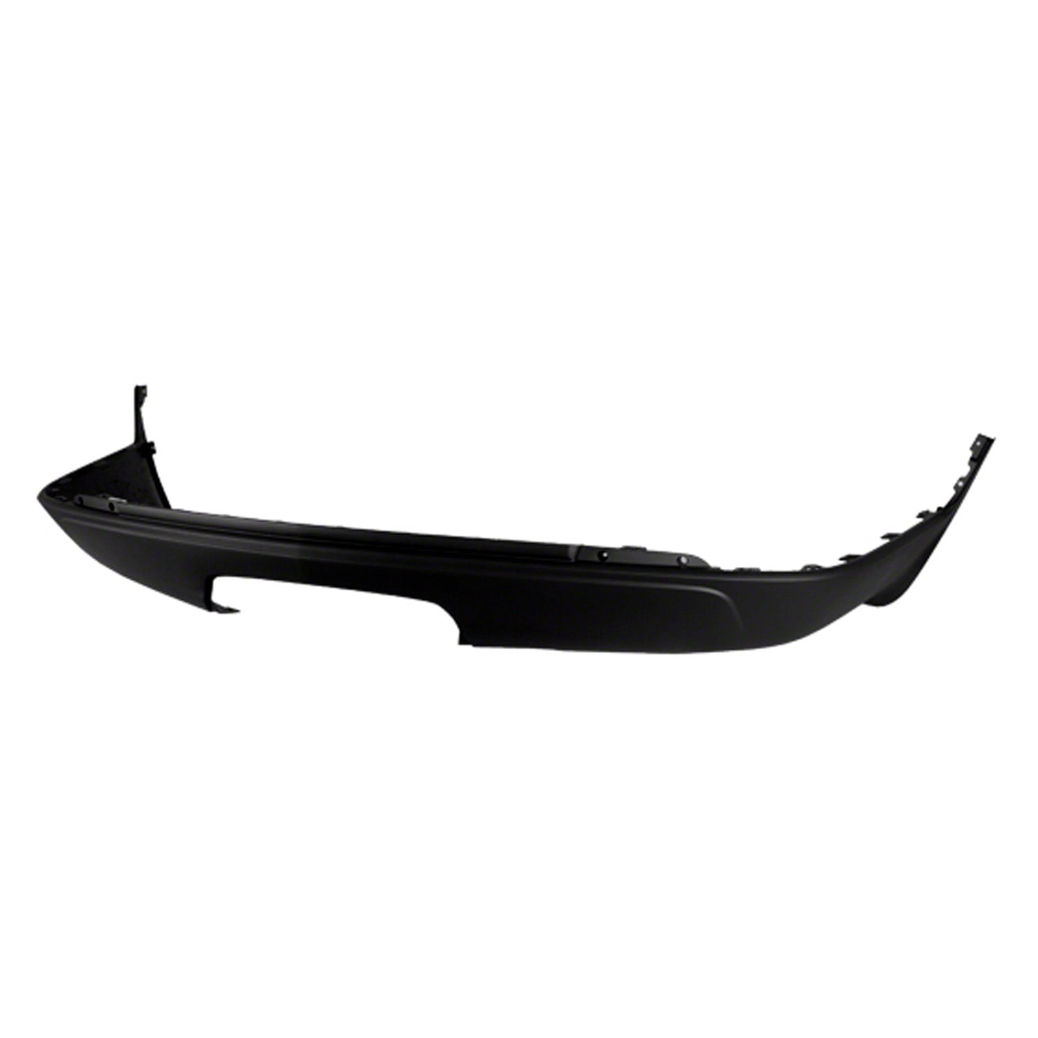 REAR BUMPER LOWER COVER; SINGLE EXHAUST; WITHOUT INSERT; GRAY; MADE OF ...