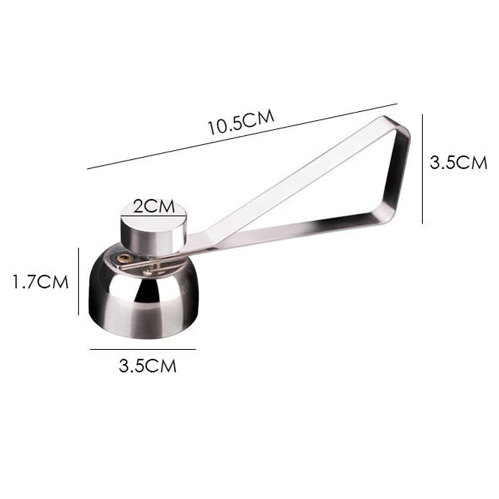 REASONCOOL Stainless Steel Egg Topper Cutter Shell Opener Boiled Raw ...