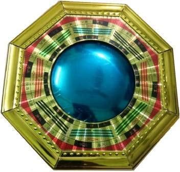 REBUY Feng Shui Bagua Pakua Mirror Chinese Convex Mirror for Vastu ...