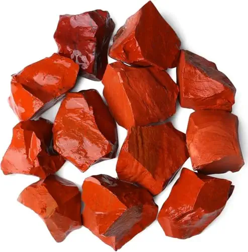 REBUY Red Jasper Stone Natural Crystal Healing Rough Stone for Healing ...