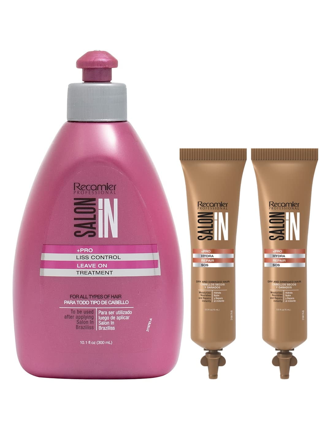 RECAMIER 34158 Professional Salon In Leave In Detangler Hair Smoothing Treatment | Combing Cream ...