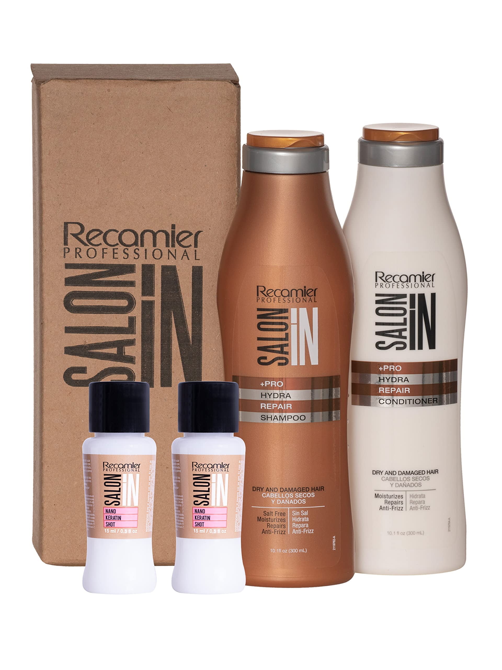 RECAMIER Salt Free Shampoo Repair and Ultra Hydrate Conditioner Hair ...