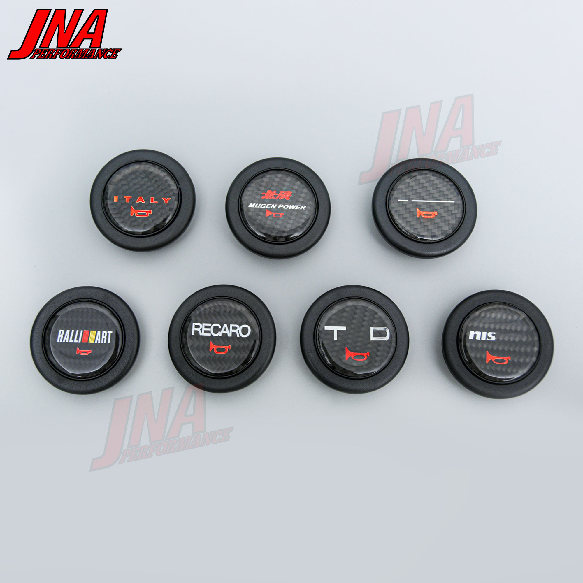 RECARO Mugen Ralliart JDM Carbon Fiber Racing Car Sport Steering Wheel ...