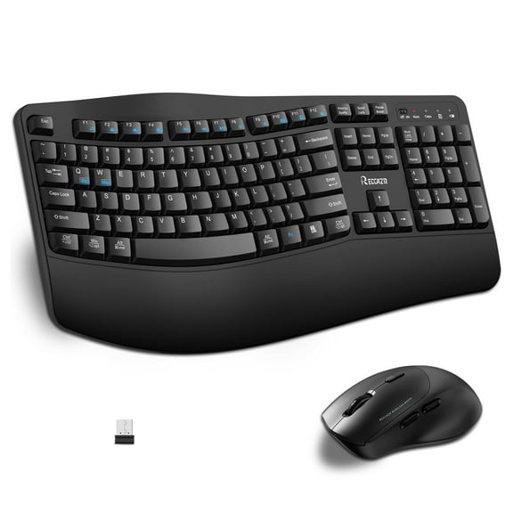 Keyboard and Combo, Wave , Cushioned Plam Rest, Comfortable Silent ...