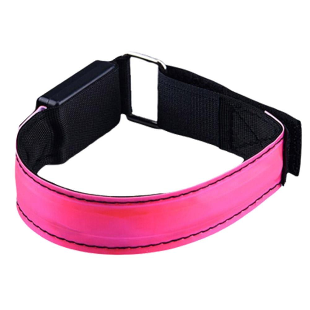 RECHARGEABLE LED ARMBAND Ankle Flash Light Night Safety Running Walking ...
