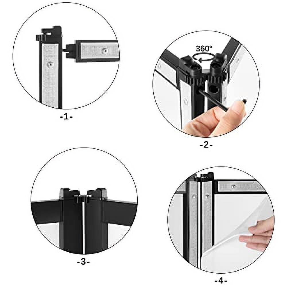 RECK PF-33 45" DJ Foldable Facade Portable Event Booth Panels 4 ...