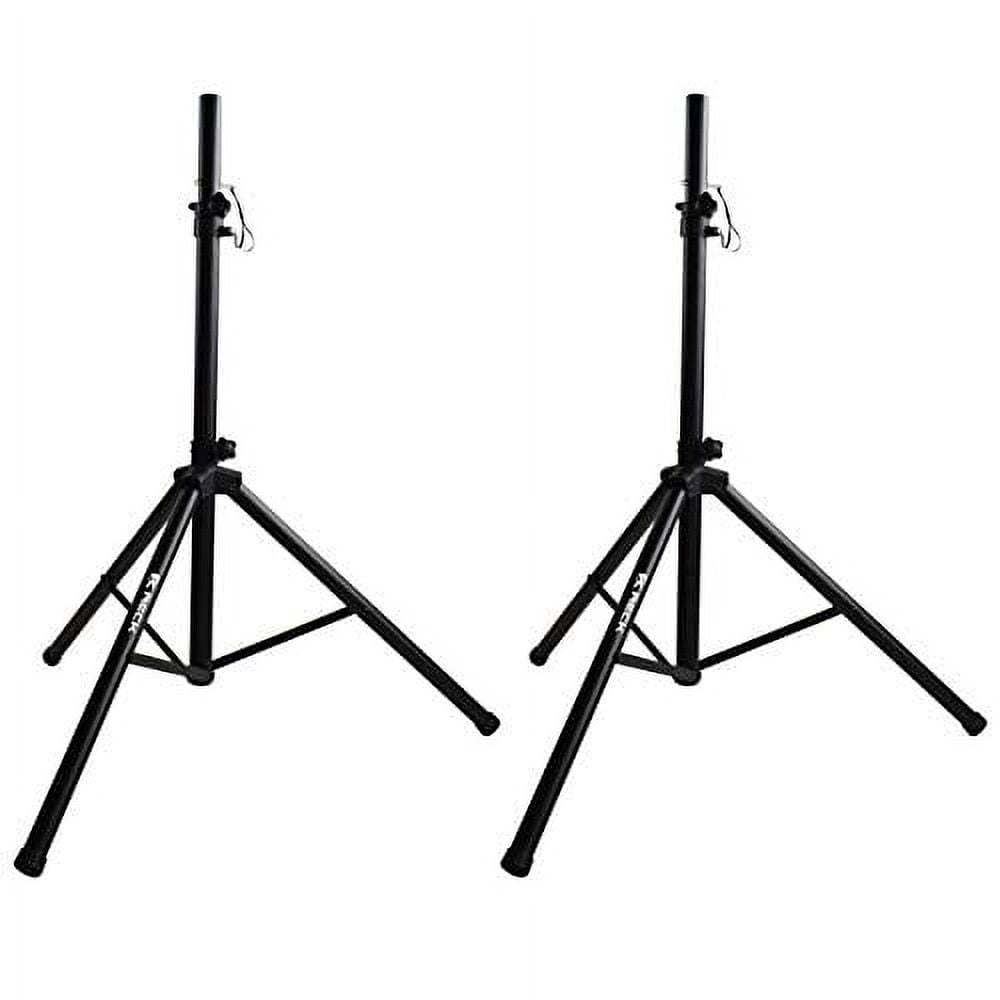 RECK Professional PA DJ 2 Tripod Speaker Stands,4-6ft Adjustable Height ...