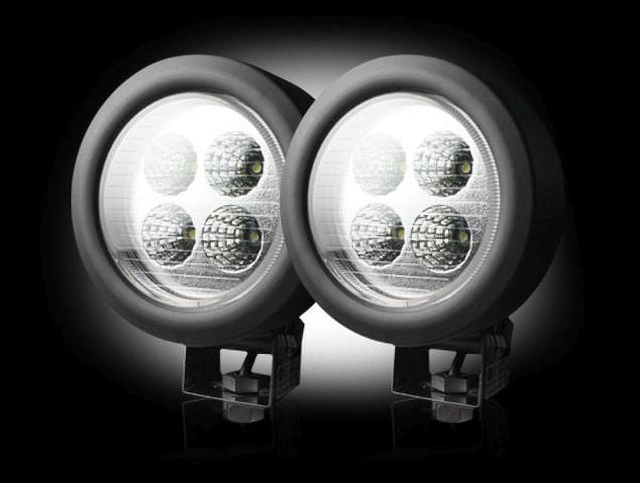 RECON LED Round Driving Light Kit w Chrome Internal Housing - Walmart.com