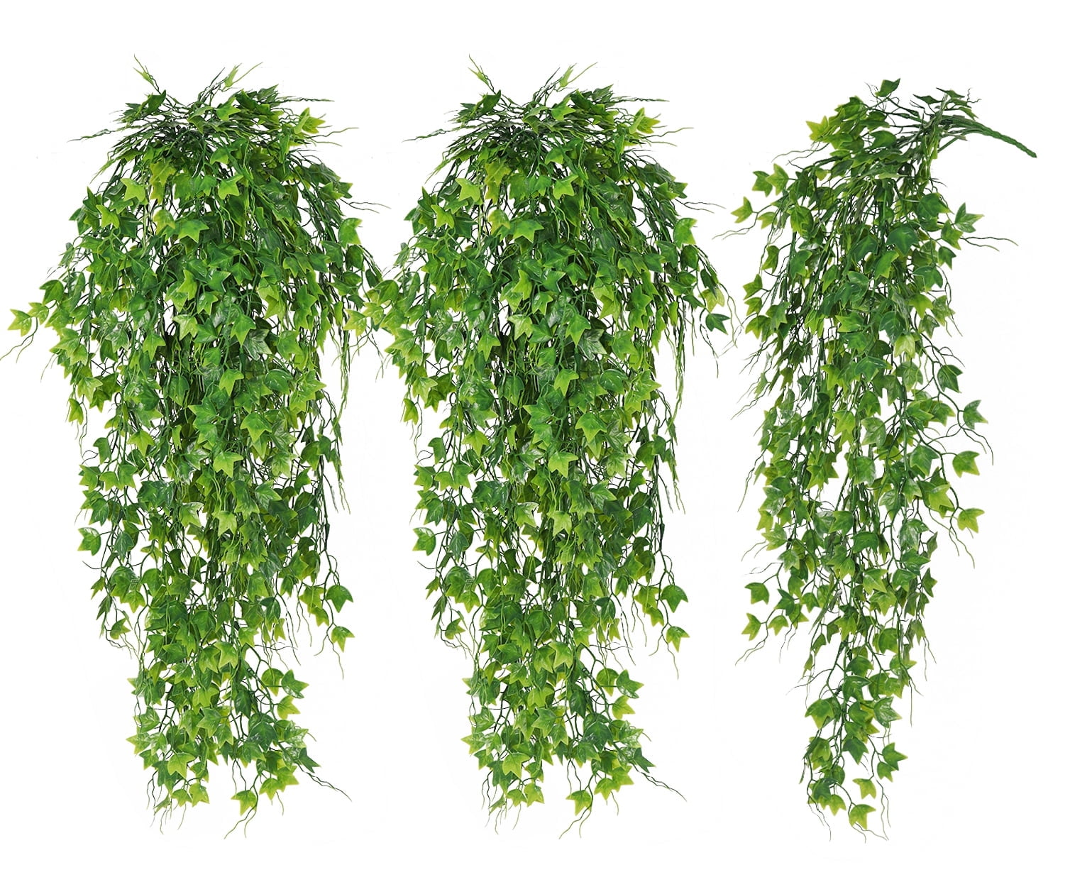 RECUTMS 3 Packs Artificial Plant Faux Ivy Greenery Hanging Plants Fake ...