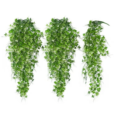 RECUTMS Outdoor Fake Hanging Plants,Hanging Plant Vine,Faux Eucalyptus ...