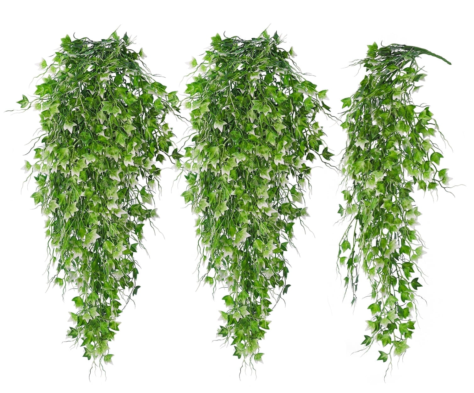 RECUTMS Hanging Artificial Plants Indoor Fake Hanging Ivy Vine with ...